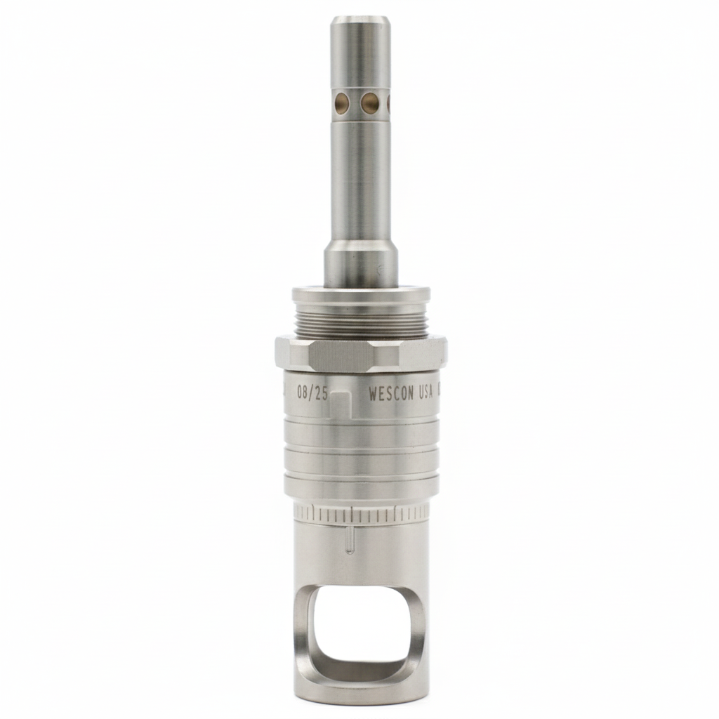 WES397-6-EN-TF Wescon 397 Stainless Steel Microstop - M6x1 - 12 mm ...